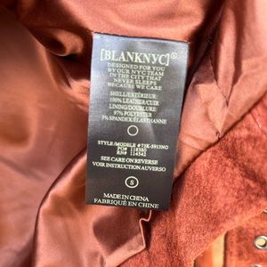 Blank NYC | Jackets & Coats | Nwt Blank Nyc Real Leather Suede Moto ...